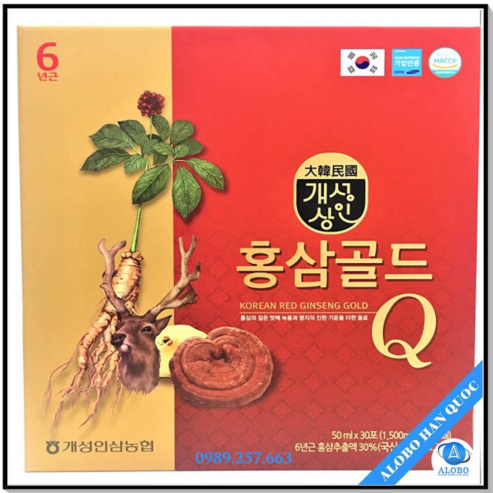 Mua Nước Hồng sâm nhung Hươu Linh chi Hàn Quốc – Red Ginseng Gold Q ...