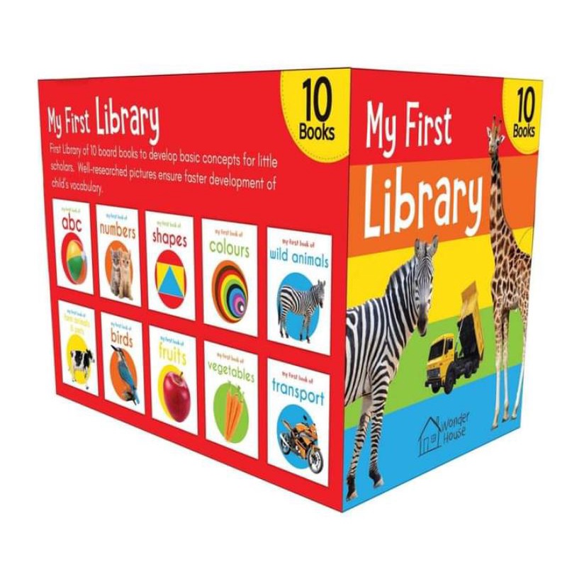 MY FIRST LIBRARY 10 CUỐN BOARDBOOK | Shopee Việt Nam