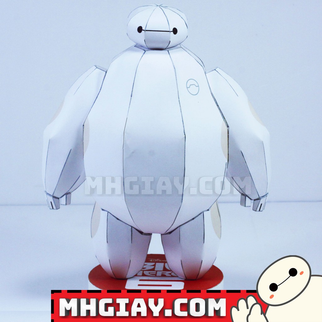 Bộ Xếp Hình Giấy Bay Max Big Hero | Shopee Việt Nam