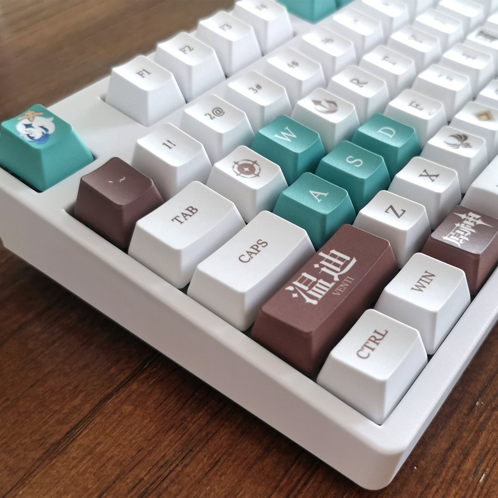 Keycap Genshin Impact Venti Bộ 108 Nút Bàn Phím OEM/Cherry Profile PBT ...
