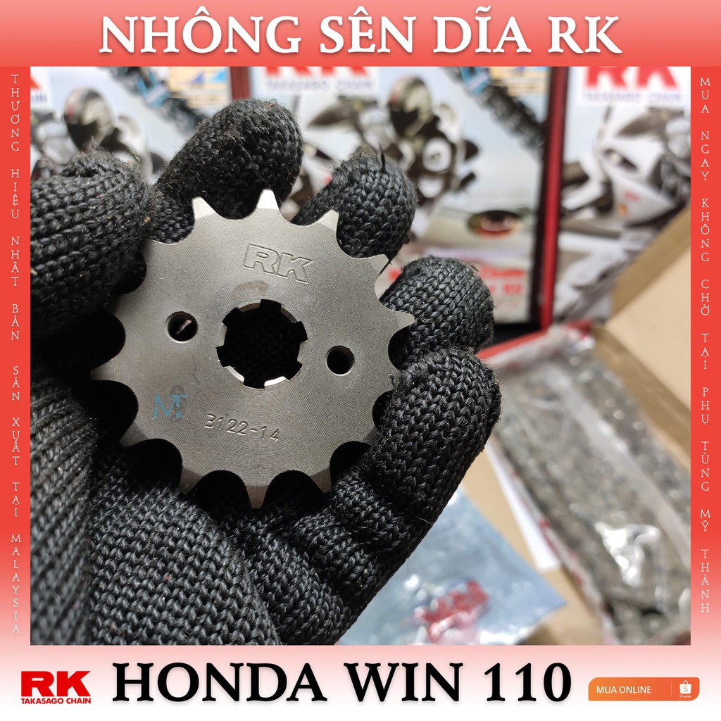 Mua Nhông sên dĩa RK xe Honda Win thương hiệu Nhật Bản giá rẻ nhất ...