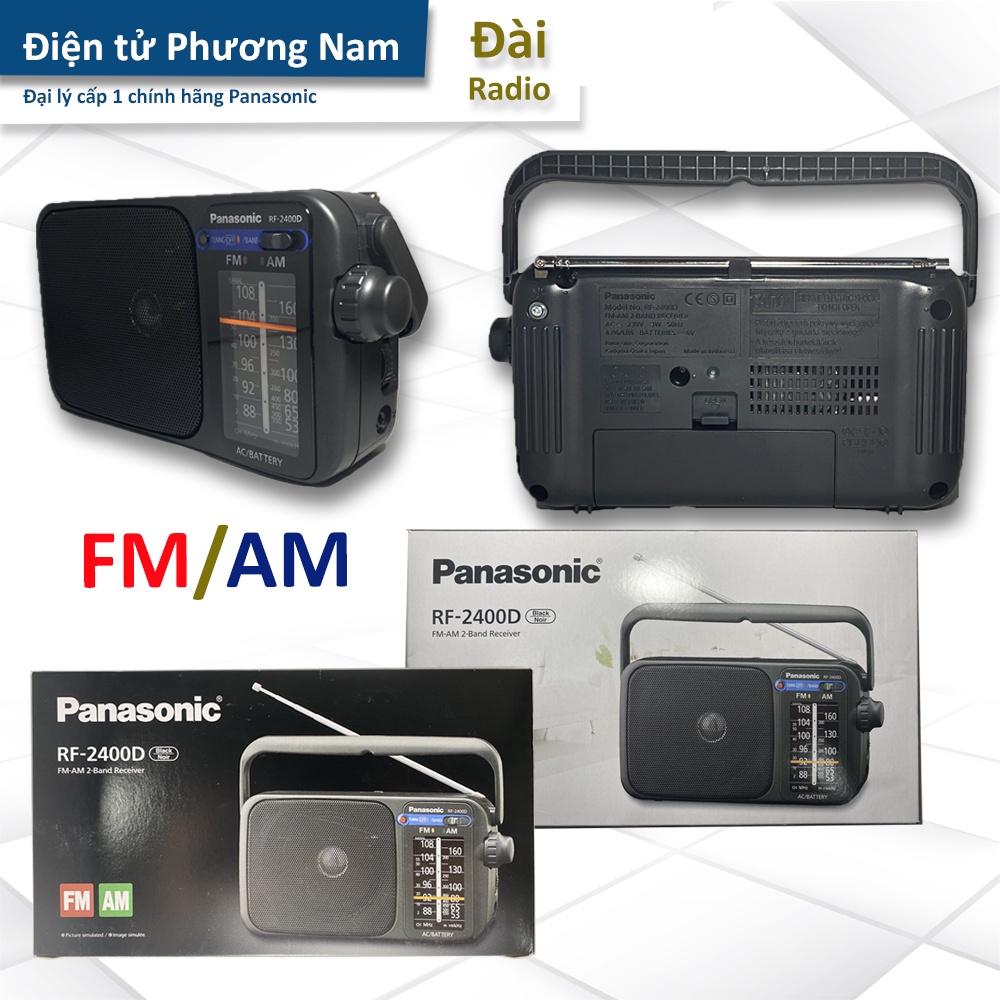 Mua Đài radio Panasonic RF-562D (tặng kèm 2 pin Đại D) FM/AM, RF-2400 ...