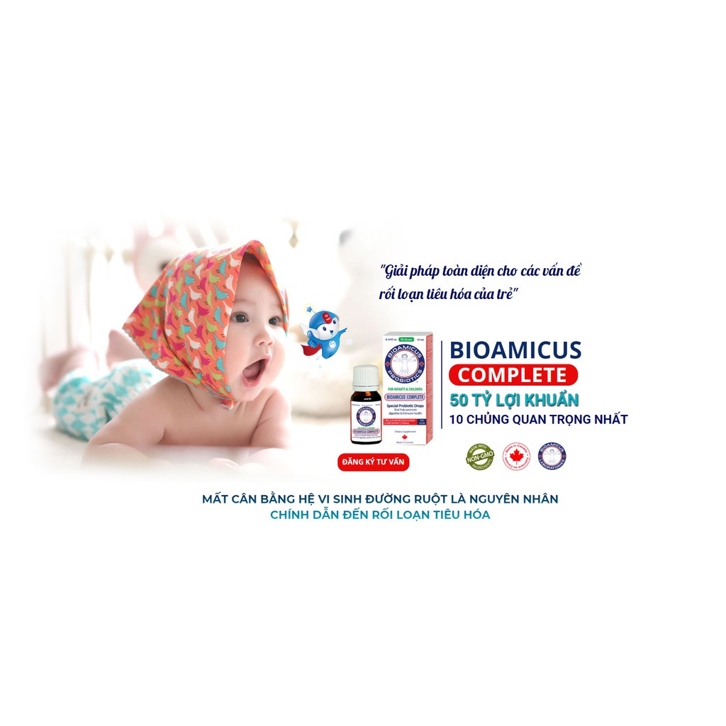 Mua Men vi sinh Bioamicus Complete Siro ăn ngon Tăng đề kháng Men tiêu ...
