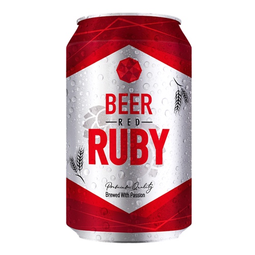 Thùng bia ruby đỏ 24 lon 330ml giá cạnh tranh