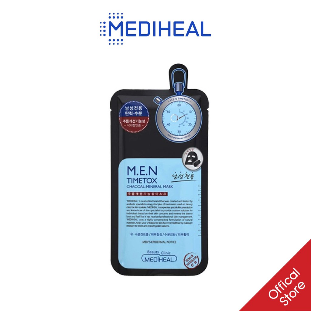 [Nhập mã COSMH22 giảm 8%] Mặt Nạ Dành Cho Nam Mediheal M.E.N Timetox ...