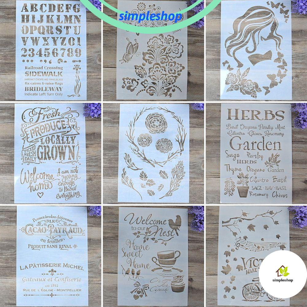 Stencils & Templates WASHABLE Craft Stencil Gangster Wrapper Stencil ...