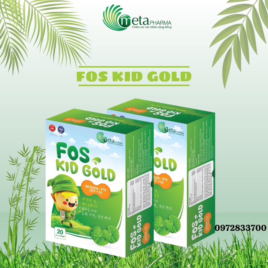 Mua (META) Siro giảm táo bón cho trẻ FOS KID GOLD META, bố ung chất xơ ...