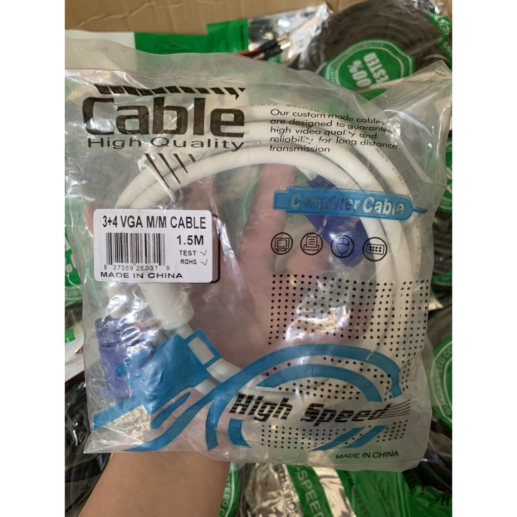 Mua Cable VGA 💎𝓕𝓡𝓔𝓔𝓢𝓗𝓘𝓟💎 Dây Cáp VGA Chống Nhiễu Lõi Đồng Cao Cấp 1.5M ...