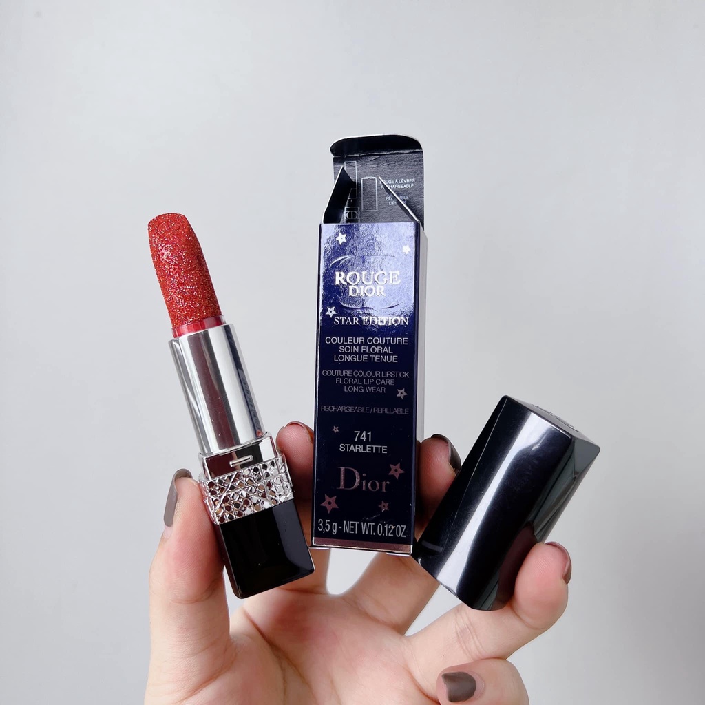 [CHÍNH HÃNG] Son Dio.r 741 Star Edition Limited - Màu Cam Cháy | Shopee ...