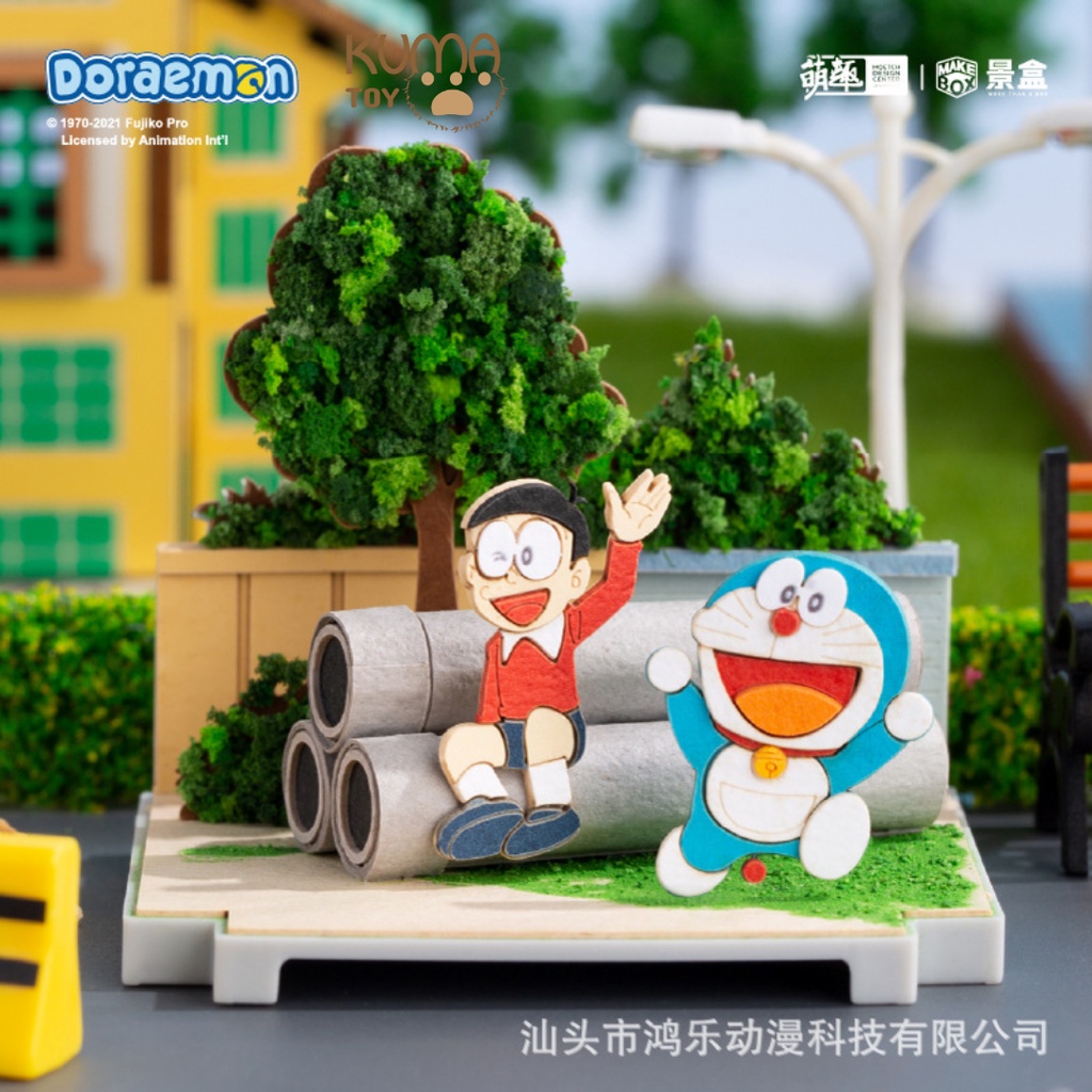 Mua Mô hình 3D Doraemon DIY lắp ghép các tiểu cảnh: nhà Nobita, sân ...
