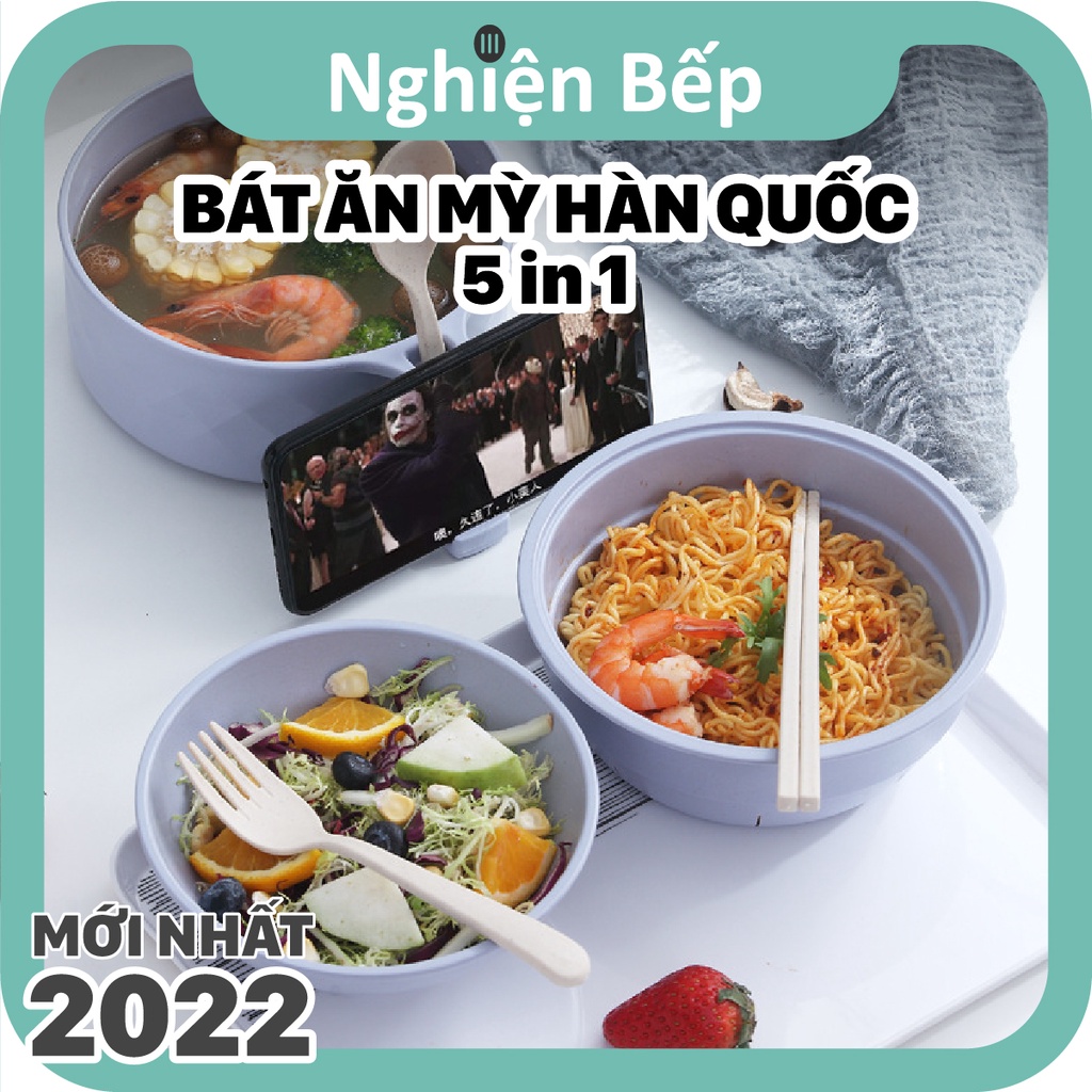 Mua Bát Tô Ăn Mì CHUYÊN NGHIỆP 1200ml Nhựa Lúa Mạch 5 in 1 Cho dân Văn ...