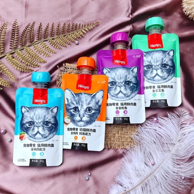 PATE WANPY NẮP VẶN TIỆN LỢI CHO MÈO 4 VỊ HẤP DẪN | Shopee Việt Nam