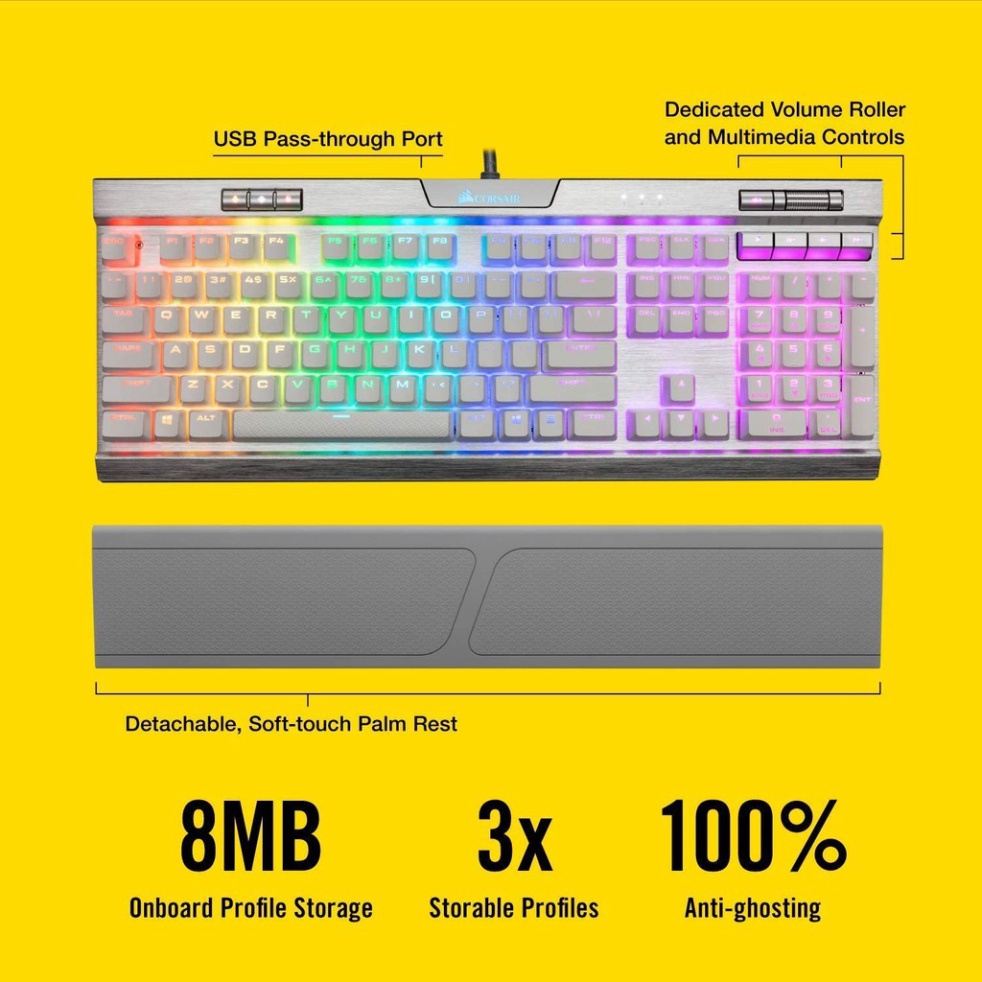 Bàn Phím Cơ Corsair K70 RGB MK2 SE Speed Switch