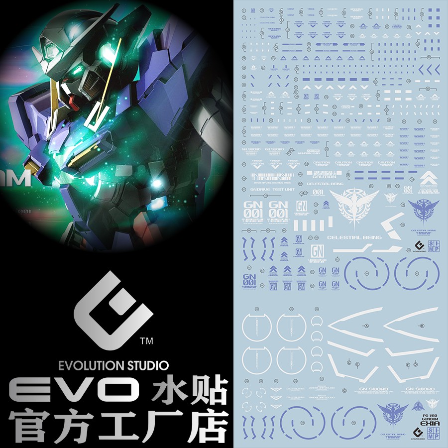 Mua Decal nước dán mô hình Exia MG RG HG Astraea Avalanche Gundam các ...