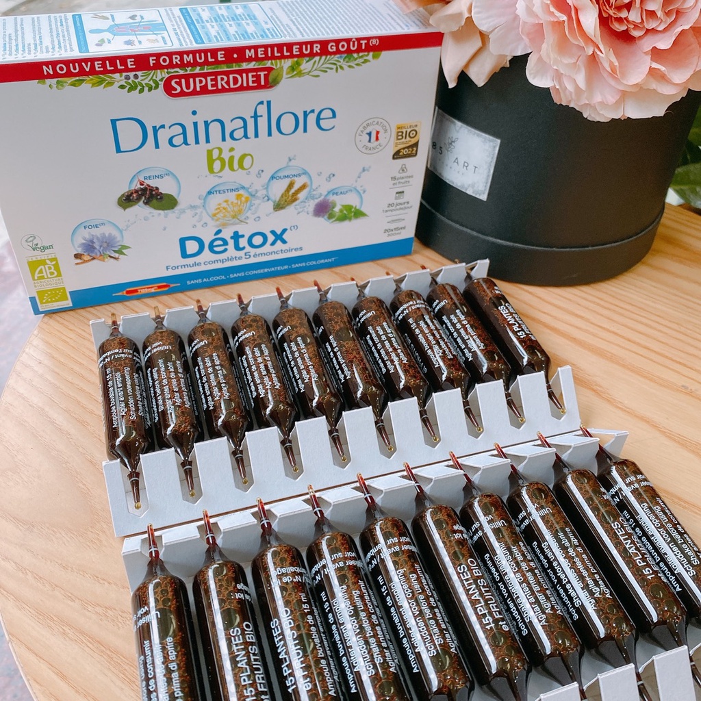 Mua Nước Uống Thải Độc Chuyên Sâu SUPERDIET DRAINAFLORE BIO DETOX giá rẻ nhất | TecKi.Vn