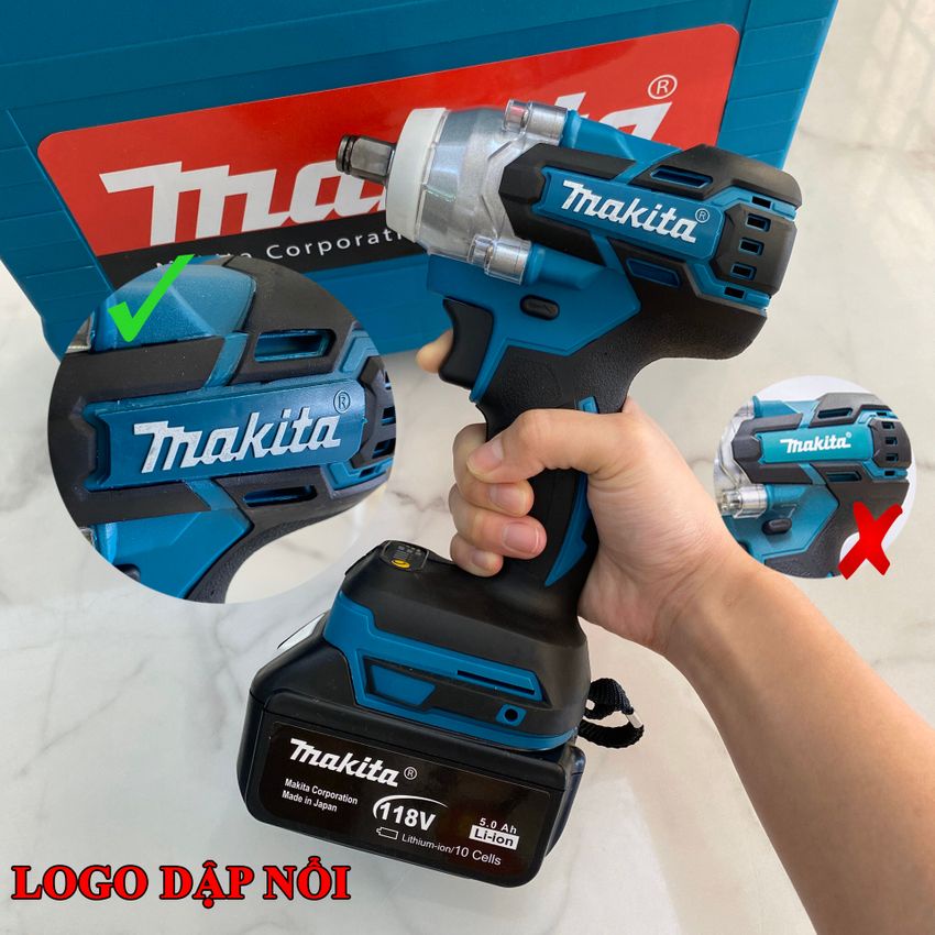 Máy Siết Bulong Makita 118V, Bắn Bu lông Không Chổi Than, Máy Vặn ốc, Bắt Vít, Khoan Búa 100% ...