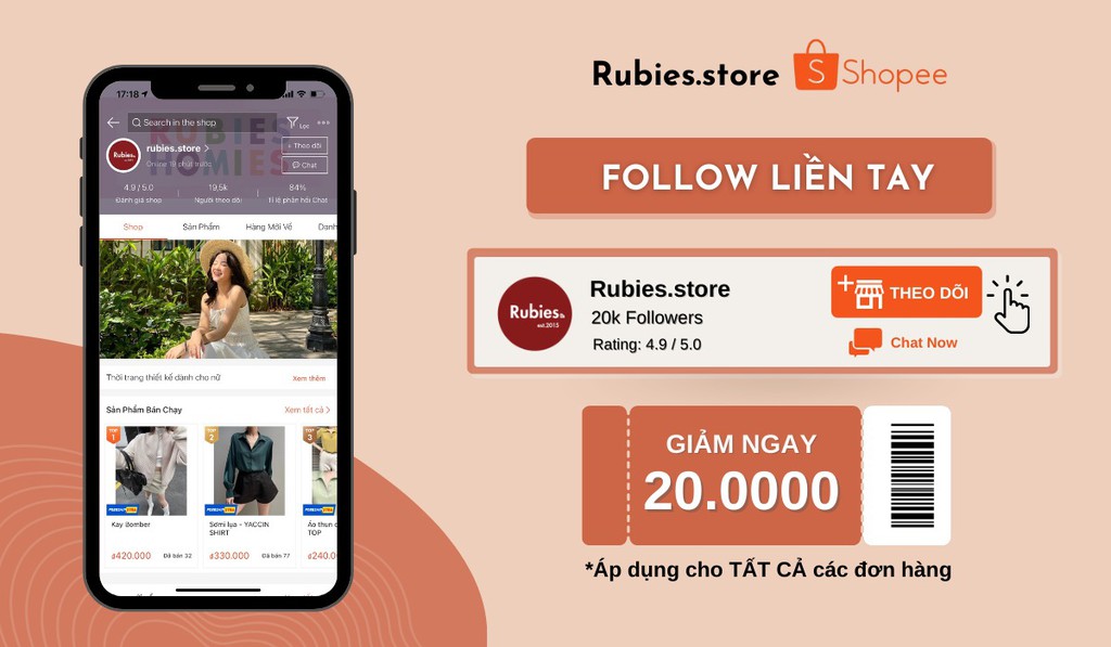 rubies.store, Cửa hàng trực tuyến | Shopee Việt Nam
