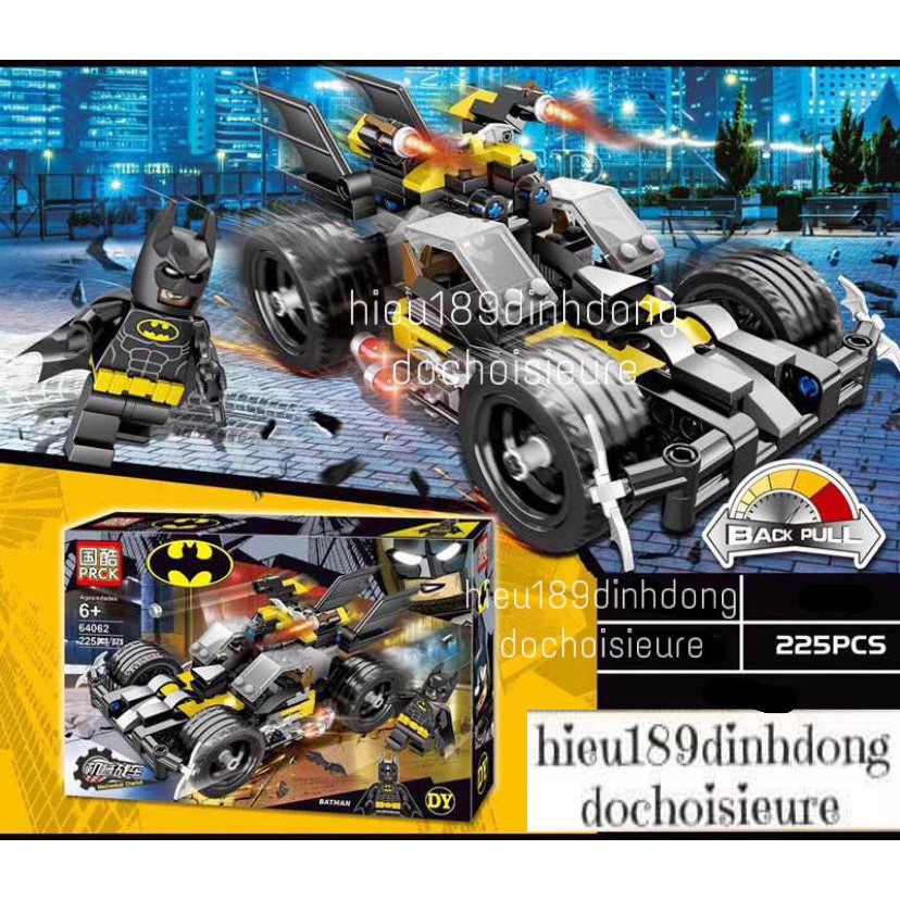 Review Lắp Ráp Xếp Hình Lego Siêu Anh Hùng 64062 : Xe Ôt Của Người Dơi ...