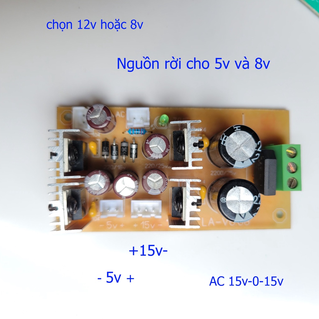 Mua Mạch lọc nguồn đôi nguồn đối xứng+-12v +-15v giá rẻ nhất | TecKi.Vn