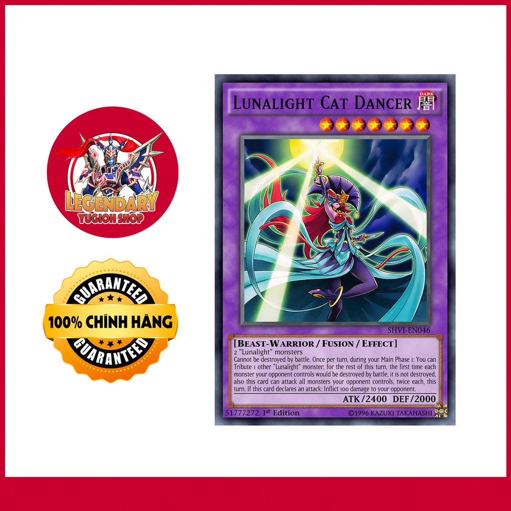[EN][Thẻ Bài Yugioh Chính Hãng] Lunalight Cat Dancer | Shopee Việt Nam