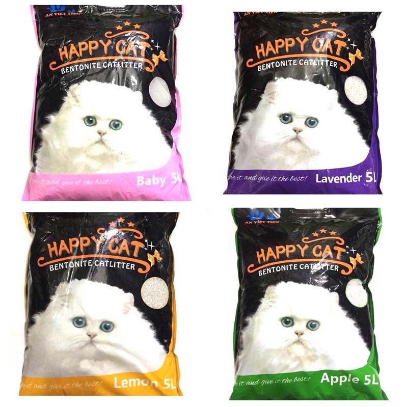 Cát vệ sinh mèo Happy Cat 5L | Shopee Việt Nam