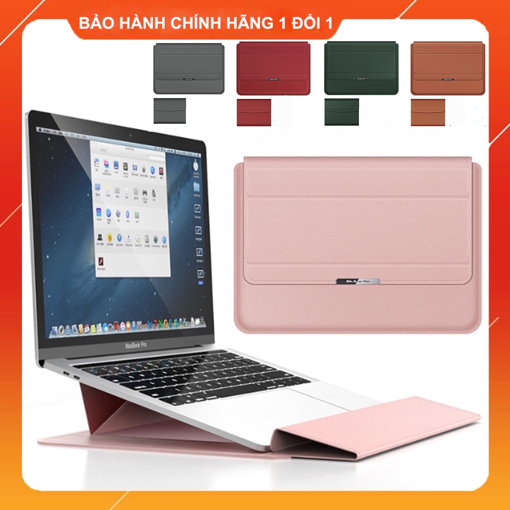 Bao da Macbook Laptop Surface kiêm đế tản nhiệt - Da cao cấp [Hàng Auth ...