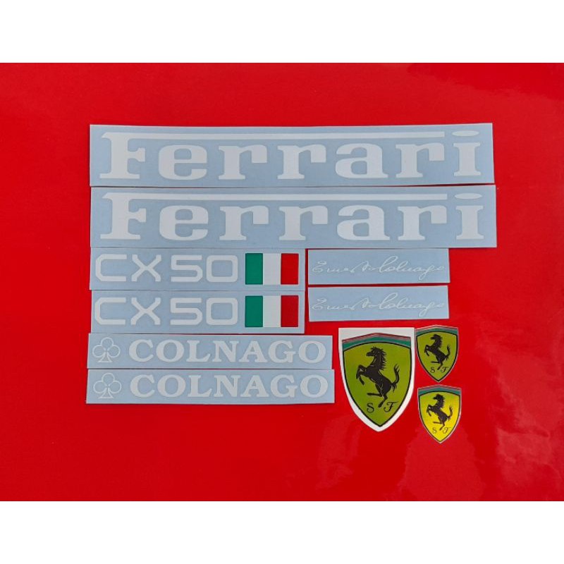 Ferrari Sticker Dán Trang Trí Xe Đạp Đẹp Mắt Cao Cấp | HolCim - Kênh ...
