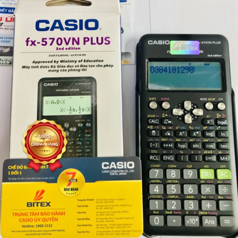 Máy tính Casio FX-570VN plus | Shopee Việt Nam