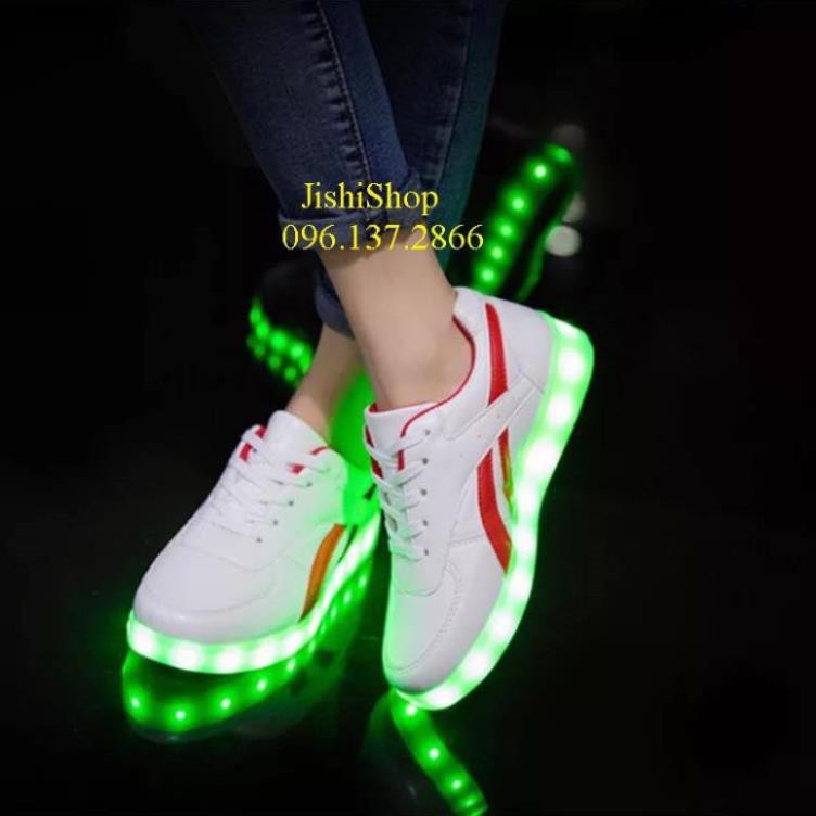 dcgr DCGR ( màu đỏ ) giầy phát sáng vạch chéo TẶNG dây giầy 7 màu ...