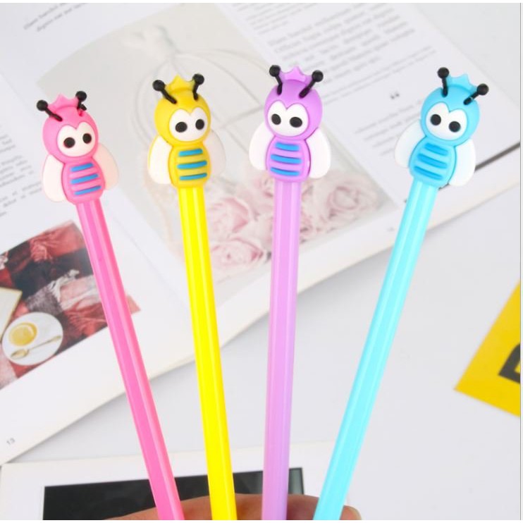 bút con ong, bút hoạt hình bút dễ thương,Bút gen nước con ong đủ các ...