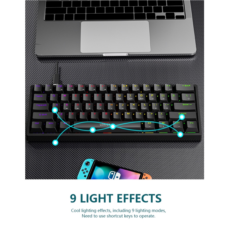 Mua Bàn phím cơ K620 LED light RGB color Bàn phím chơi game giá rẻ giá ...