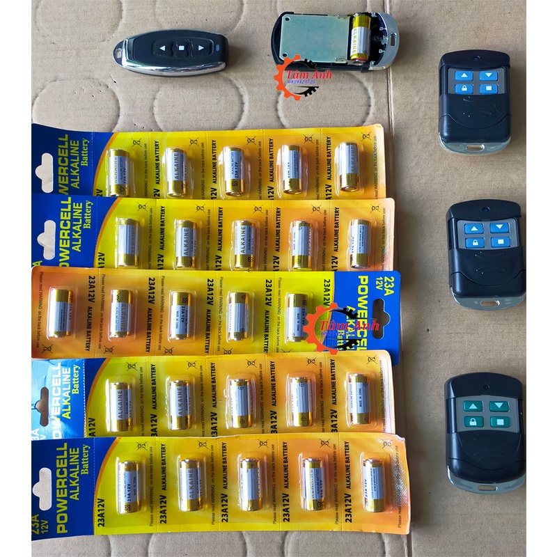 Pin 23A (12V) Dùng Cho Remote RF (Dùng Trong Điều Khiển Cửa Cuốn, Khóa ...