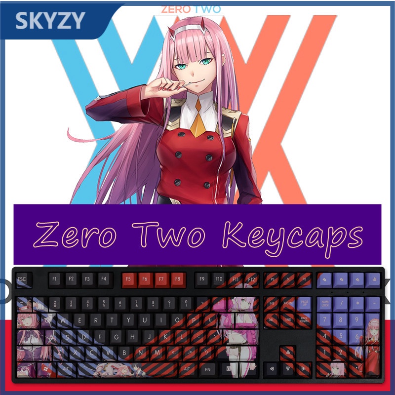 Mua Zero Two Keycaps Cherry Profile Anime PBT Dye Sub Bàn phím cơ học ...