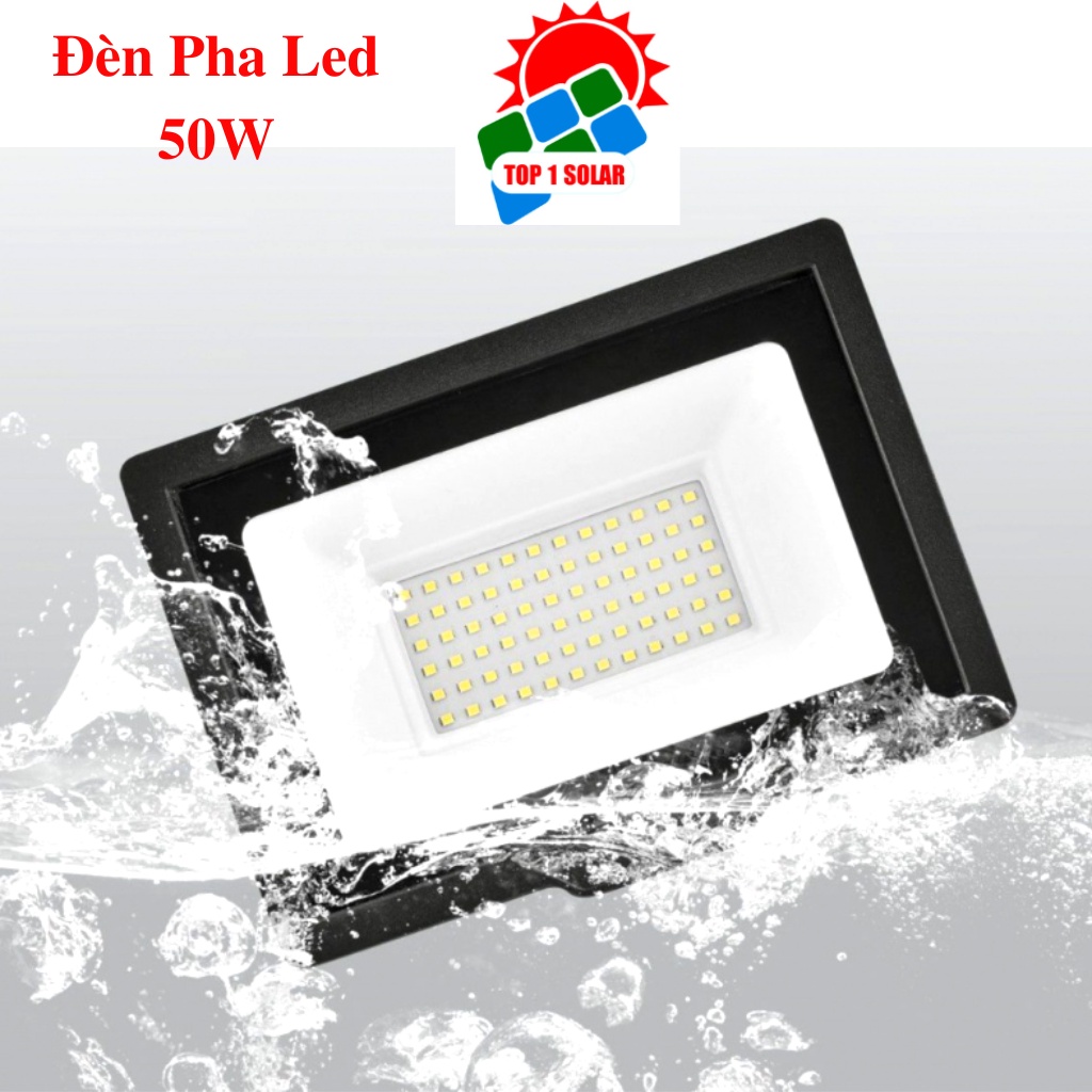 Đèn Pha Led 50W IP66 Ngoài Trời Pha Công Trình Đủ Công Suất Chiếu Sáng ...