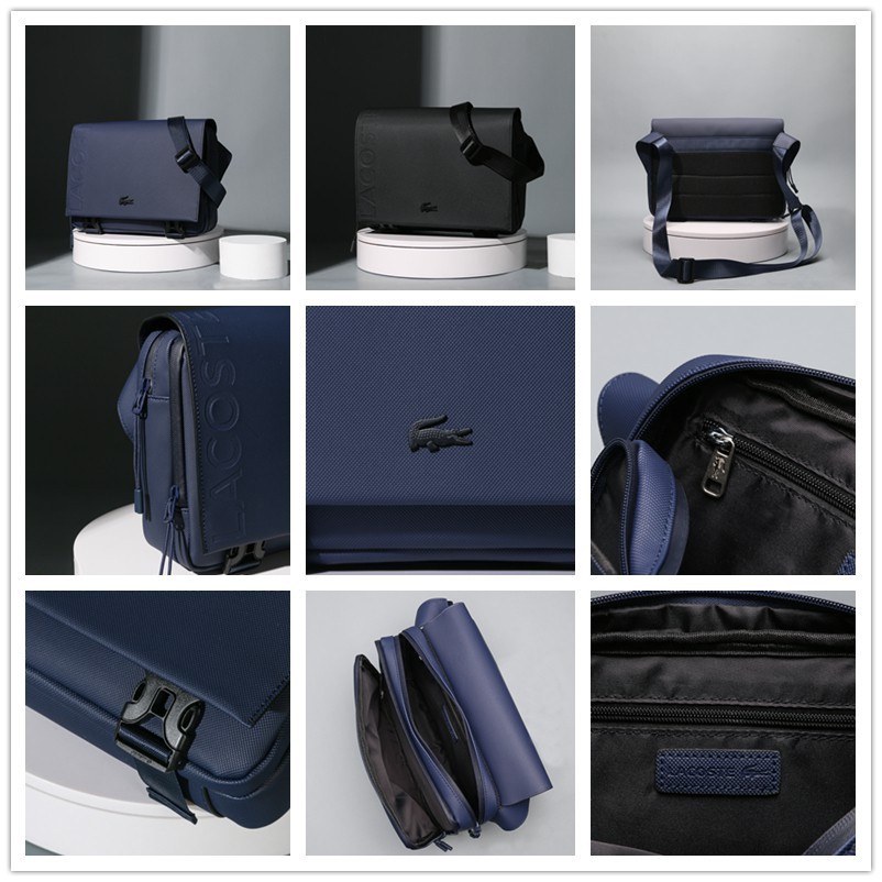 Mua LACOSTE Túi đeo chéo ngực phong cách Retro thời trang cho nam giá ...