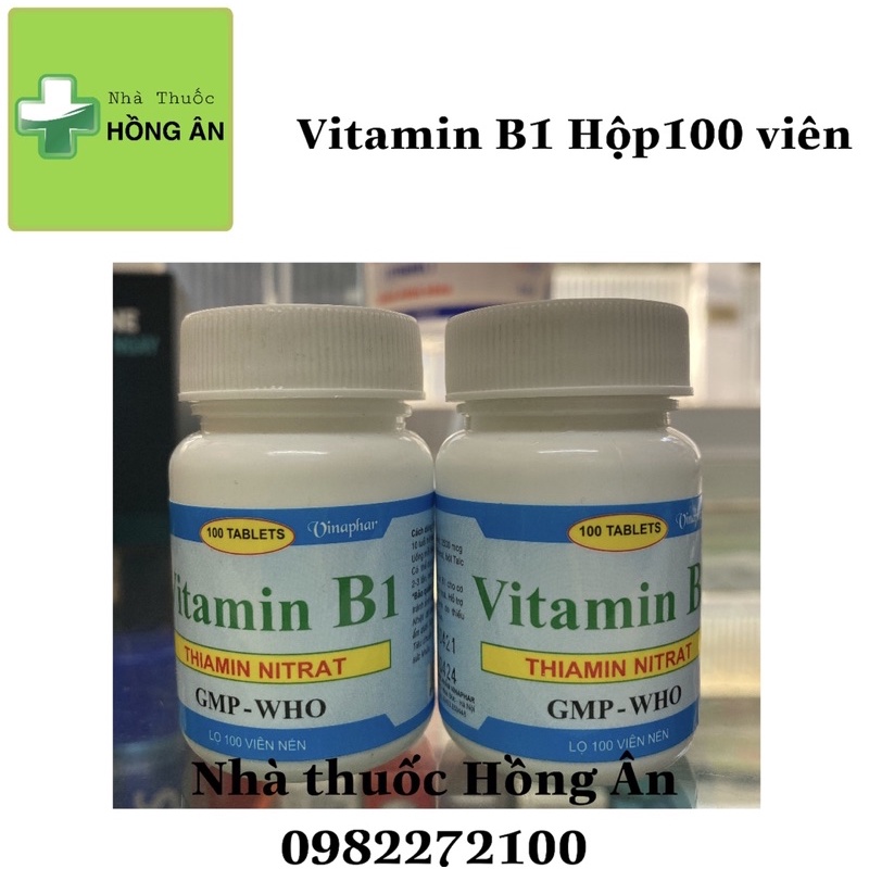 Vitamin B1 hộp 100 viên ️ Vitamin B1 hộp 100 viên | Thế Giới Skin Care