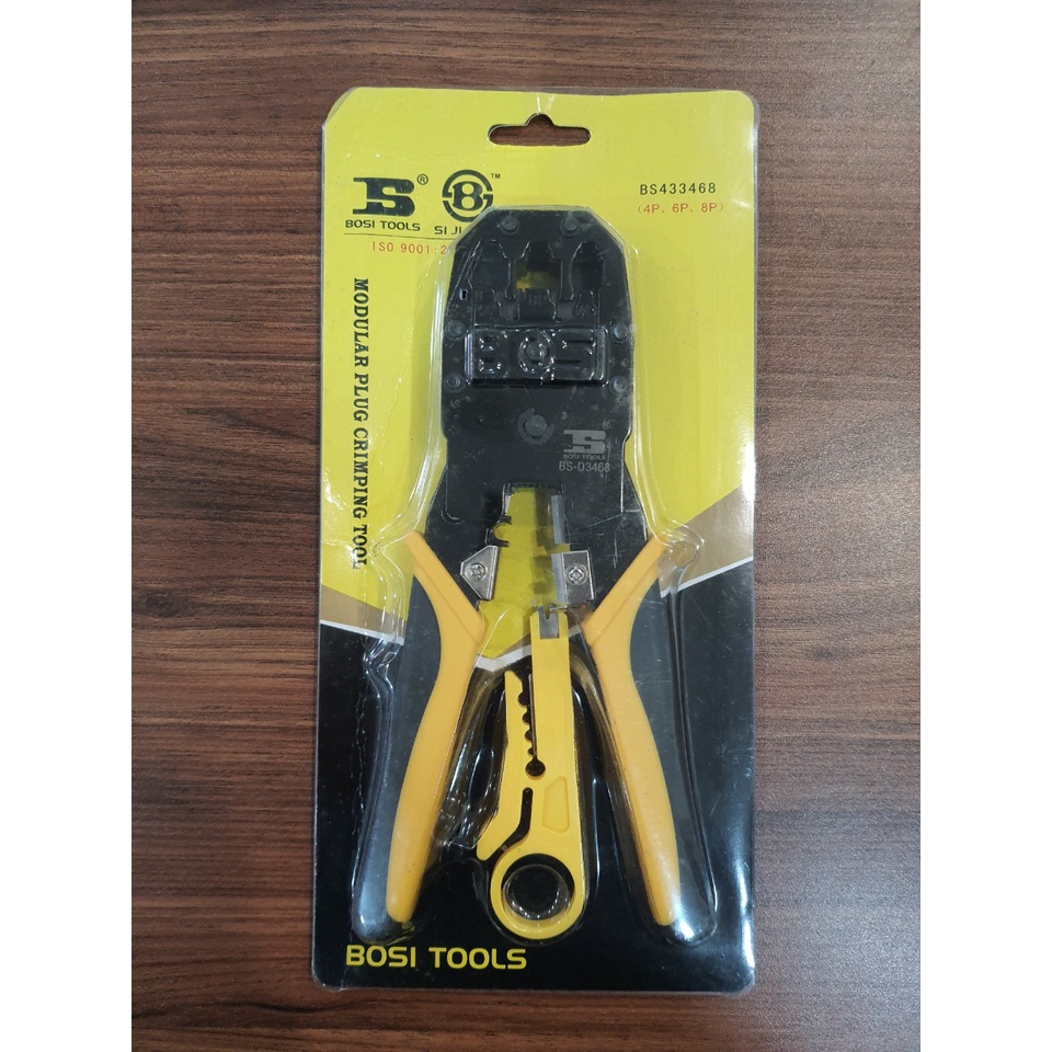 Kìm Bấm Dây Mạng Đa Năng ( J45 + J11 ) - Tặng 10 Hạt Mạng | Shopee Việt Nam