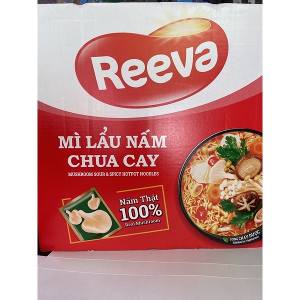 Mì Reeva 85g Lẩu nấm chua cay | Shopee Việt Nam