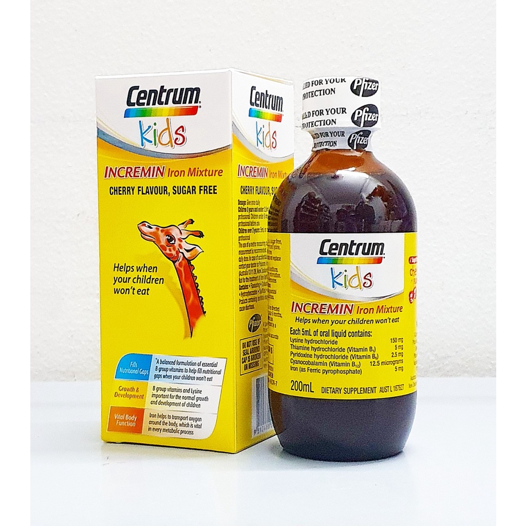 Mua Siro vitamin tổng hợp Centrum Kids Incremin Iron Mixture Dành Cho ...