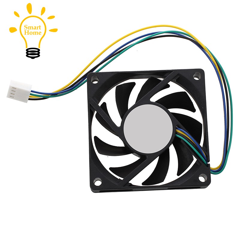 Quạt tản nhiệt 12V 4 Pins PWM màu đen 70x70x15mm cho CPU máy tính ...