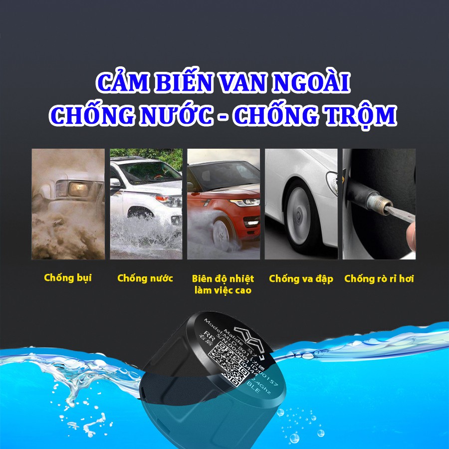 Mua Cảm biến áp suất lốp van ngoài CAR365 + màn hình giọng nói phân ...