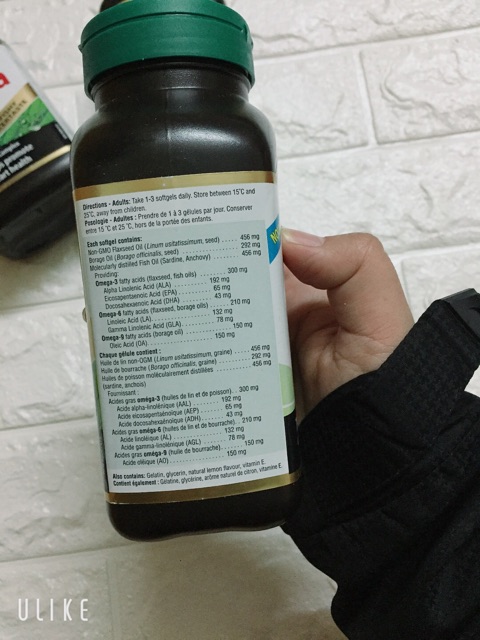 Viên uống Omega 3 6 9 ( Canada)- 180v tại Hải Phòng có giá sỉ Toàn quốc ...