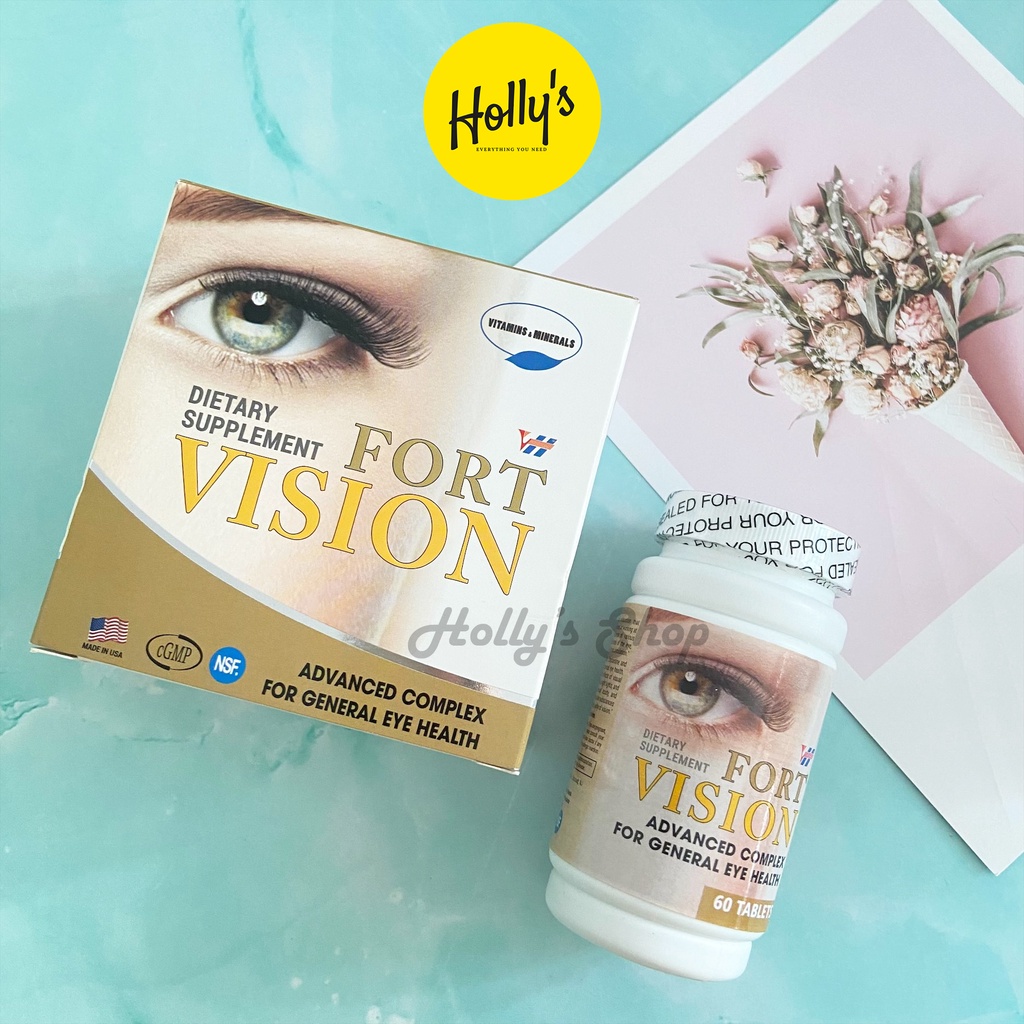 [CHÍNH HÃNG MỸ] Viên uống Bổ Mắt VH-FORT VISION hộp 60 viên | Shopee Việt Nam