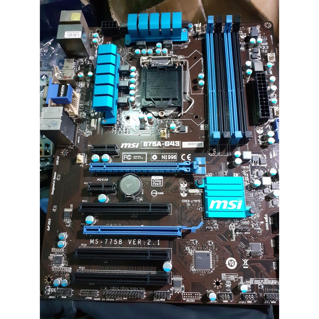 Main Msi B75 Pro 4 khe ram chính hãng usb 3.0, sata 3 | Shopee Việt Nam