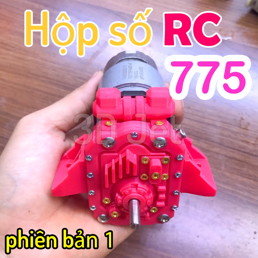 Mua Hộp số giảm tốc motor 775 cho RC Phiên Bản 1 tầng bánh răng kim ...