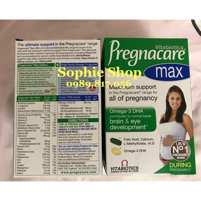 VTM Bầu Max Preg | Shopee Việt Nam