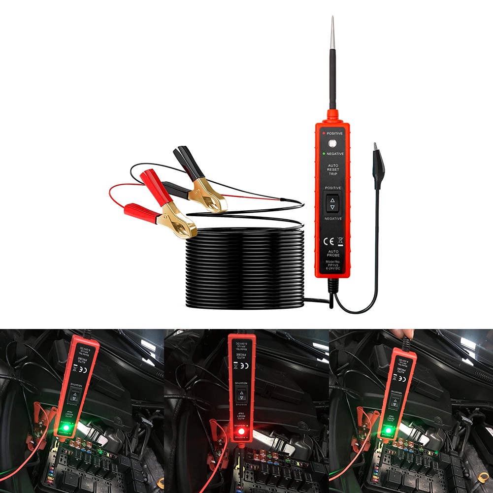 6V To 24V High Accuracy Auto Repair Factory Check Lamp Measure Voltage ...