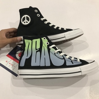 Giày Converse Peace đen cổ cao | Shopee Việt Nam