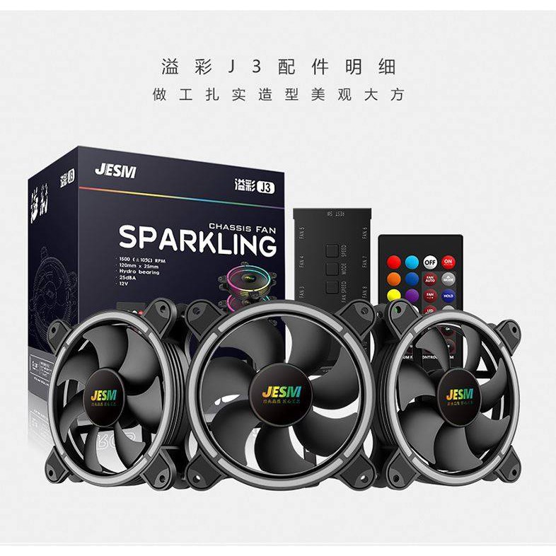 Fan Jesm J3 RGB aura | Shopee Việt Nam