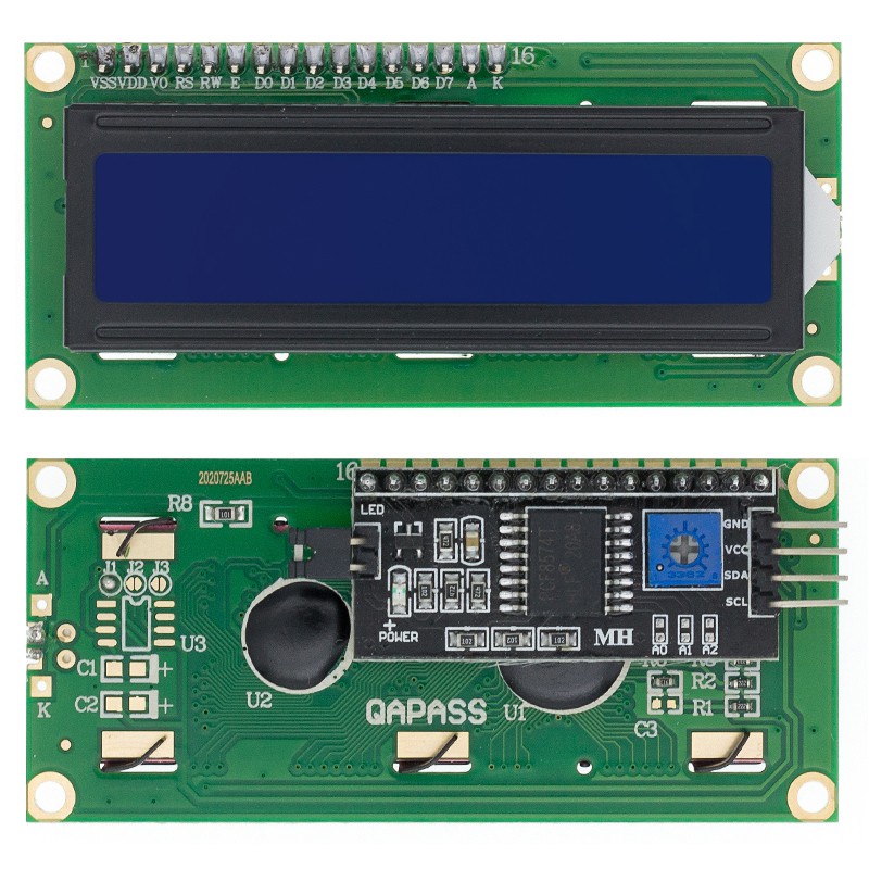 Mua Mô Đun Màn Hình LCD 1602 1602 LCD1602+I2C/IIC 16x2 PCF8574T PCF8574 ... Mua Mô Đun Màn Hình LCD 1602 1602 LCD1602+I2C/IIC 16x2 PCF8574T PCF8574 ...